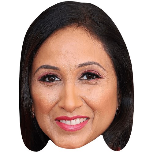 Rasha Goel (Smile) Celebrity Mask, Flat Card Face | eBay