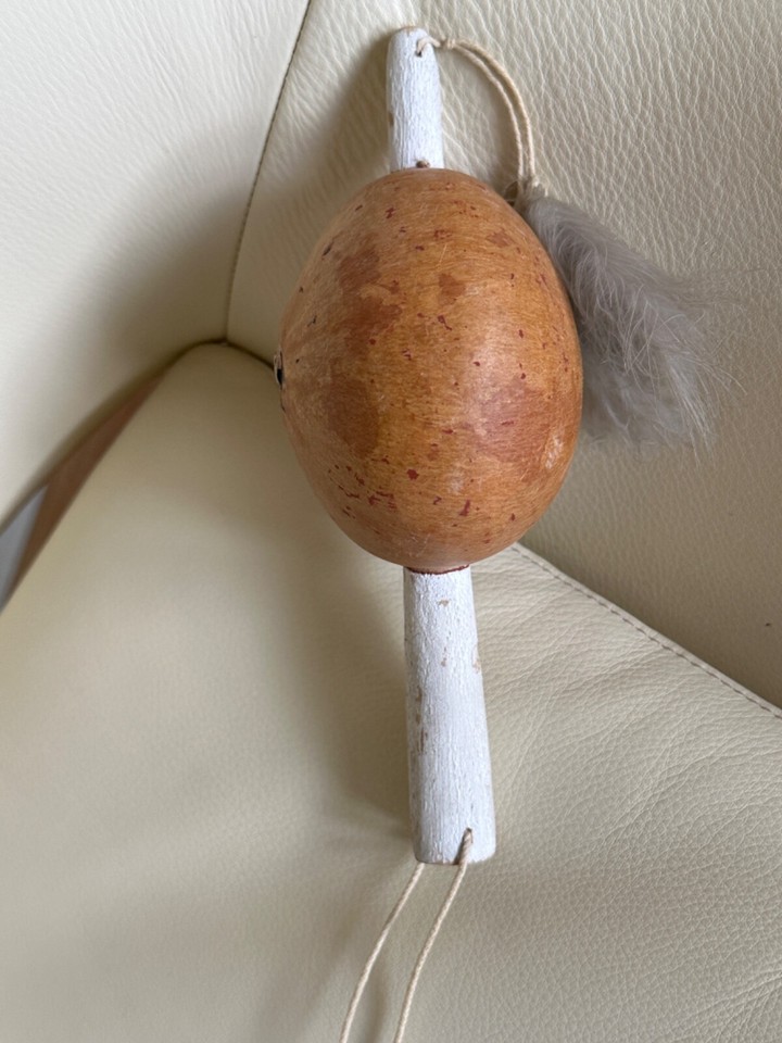 Vintage Native American Hopi Hand Painted Gourd Rattle 8.5" | eBay