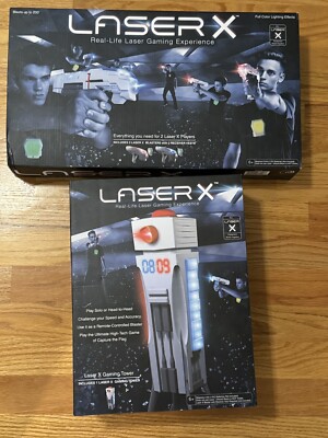 Laser X 2 Player Laser Tag Set Indoor Outdoor Lazer Tag with Gaming ...