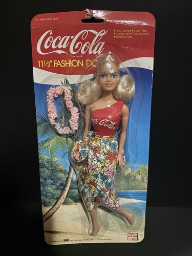 Vintage Barbie Clone Coca Cola 11.5" Fashion Doll BBI Toys New | eBay