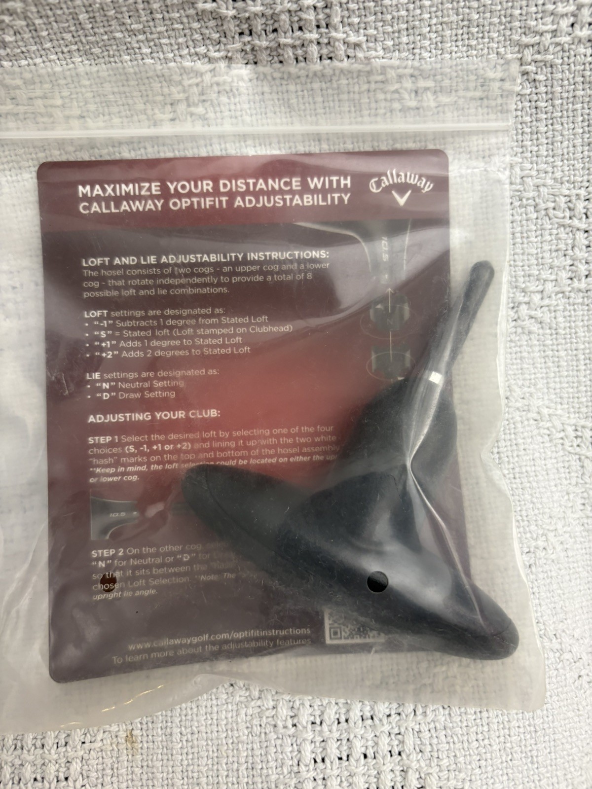 NEW Callaway Golf Optifit Torque Wrench Universal Adjustment Tool | eBay