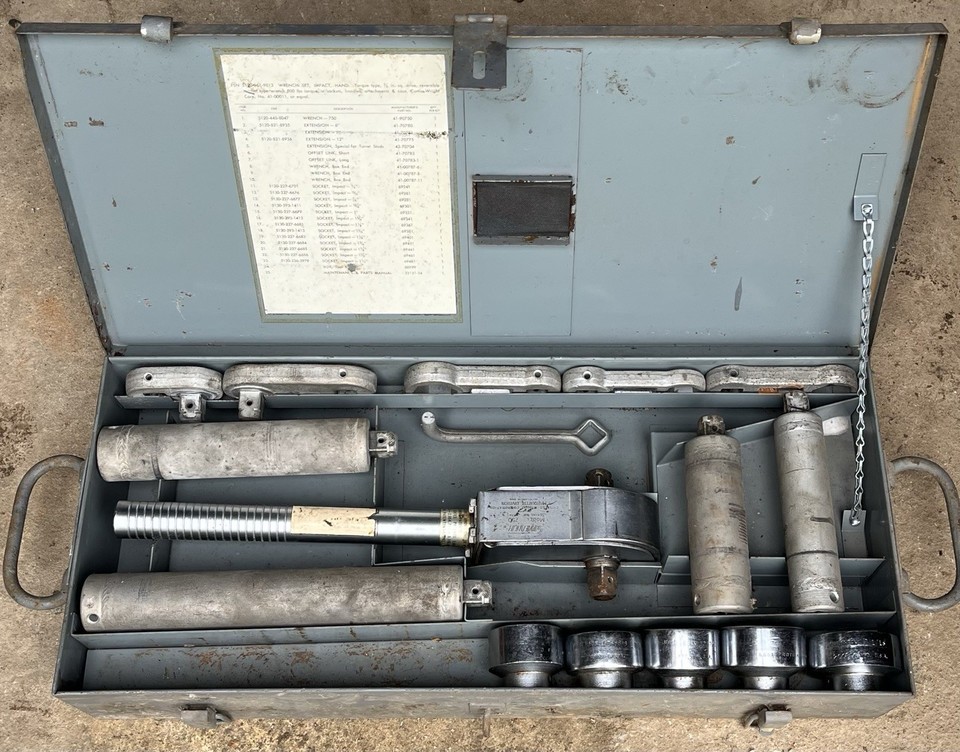 SWENCH 750 Manual Impact Hand Torque 3/4" Wrench & Socket Set Bi ...