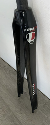 LEADER AERO CARBON FORK 700C 1 1/8 INCH 304 MM STEERER LENGTH 404 GRAMS ...