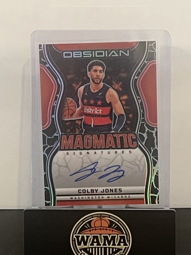 Colby Jones 2024-25 Obsidian Magmatic Signatures Orange Flood /149 ...