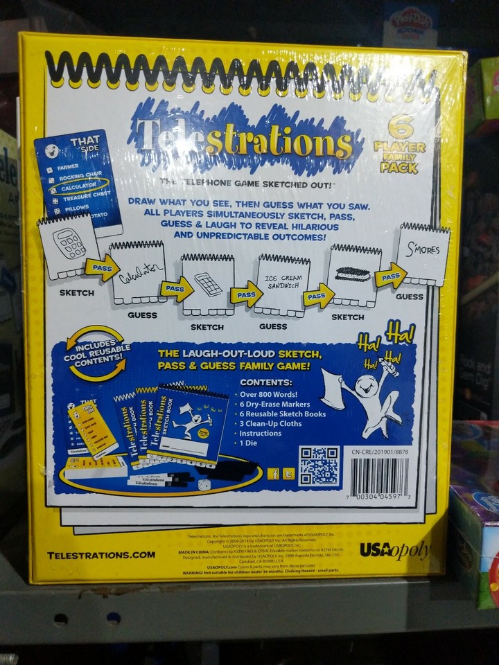 Telestrations Board Game Brand New in Box Family Game | eBay