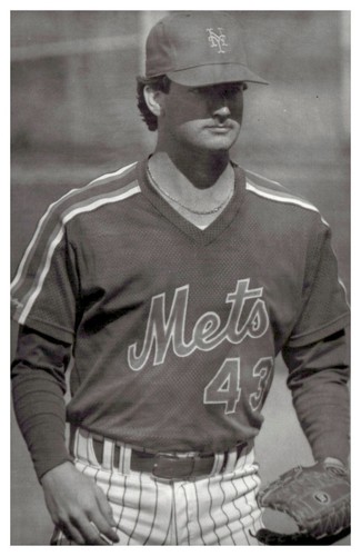 John Mitchell (1987) New York Mets Vintage Baseball Postcard PCNM | eBay
