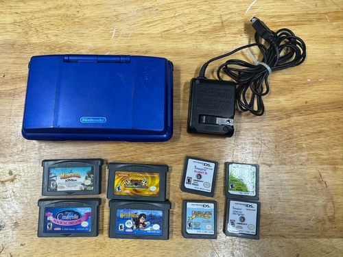 Nintendo DS Model NTR001 Launch Edition Blue Handheld Also Plays ...