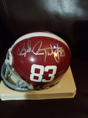 ALABAMA CRIMSON TIDE star TE ROD RUTLEDGE signed autographed mini ...