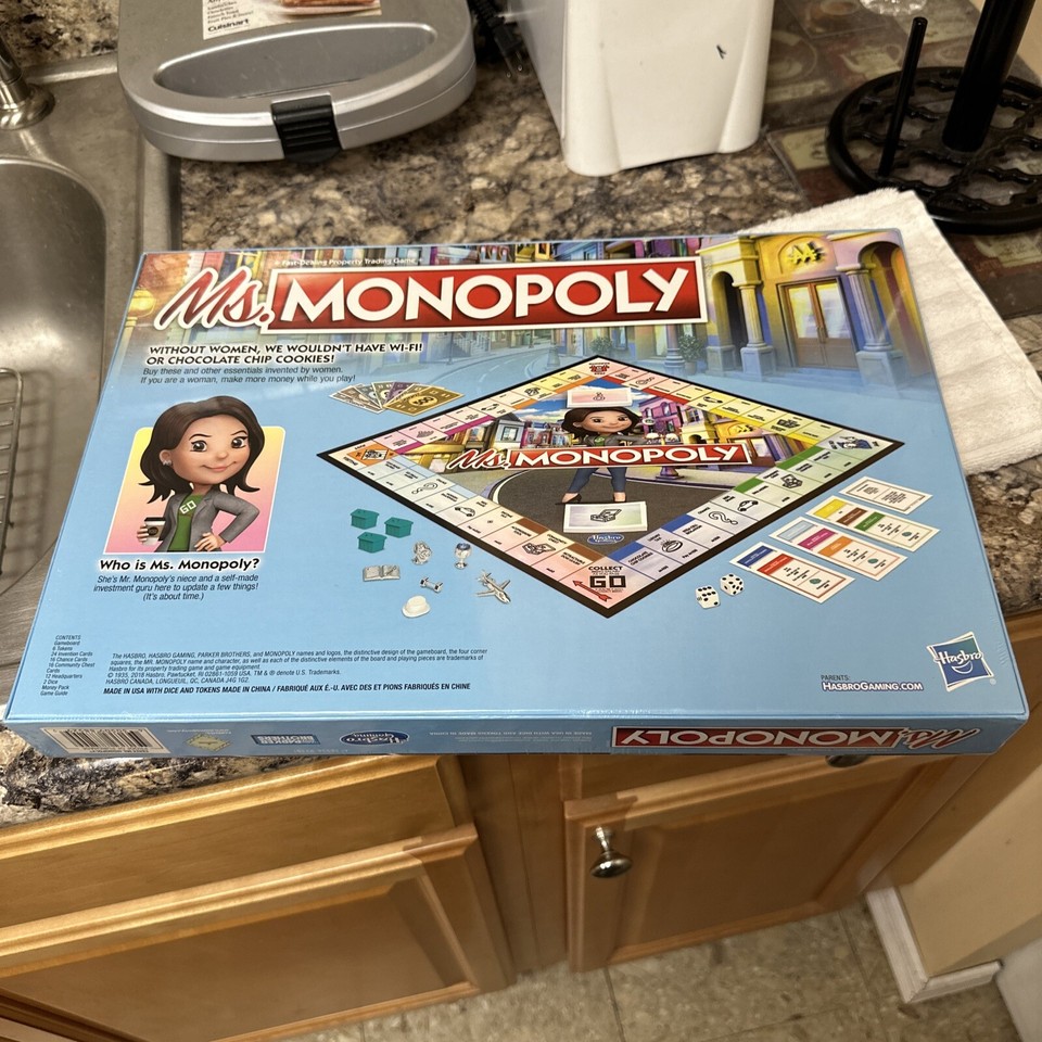 Monopoly Ms.Monopoly Board Game for Ages 8 & Up HASBRO GAMING Still ...