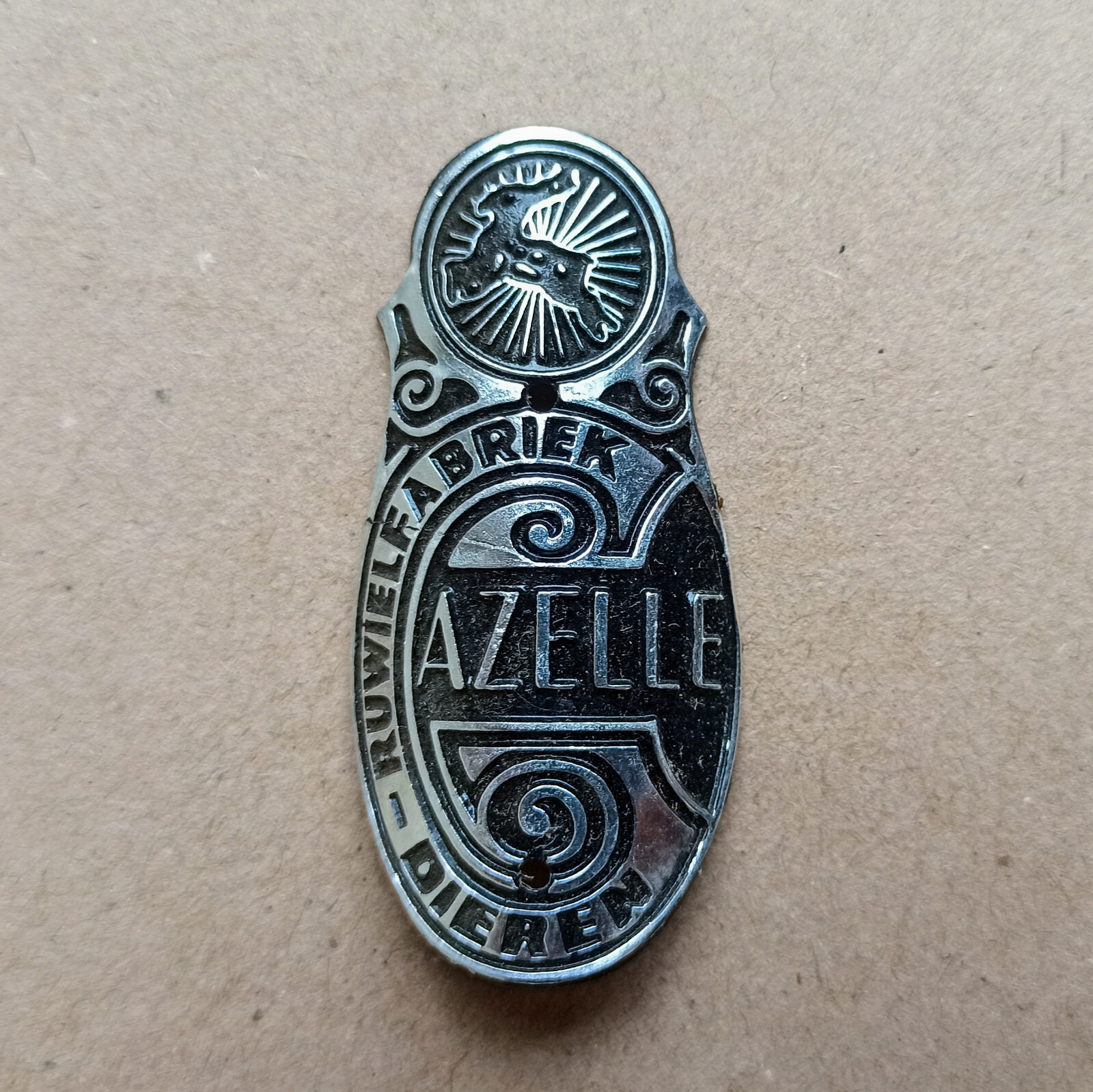VINTAGE GAZELLE BICYCLE HEAD BADGE BIKE emblem badge logo RARE NOS | eBay