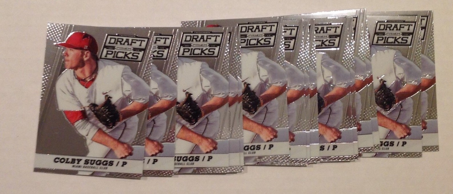 COLBY SUGGS #76 Marlins RC 15 Count Lot 2013 Panini Prizm Perennial ...