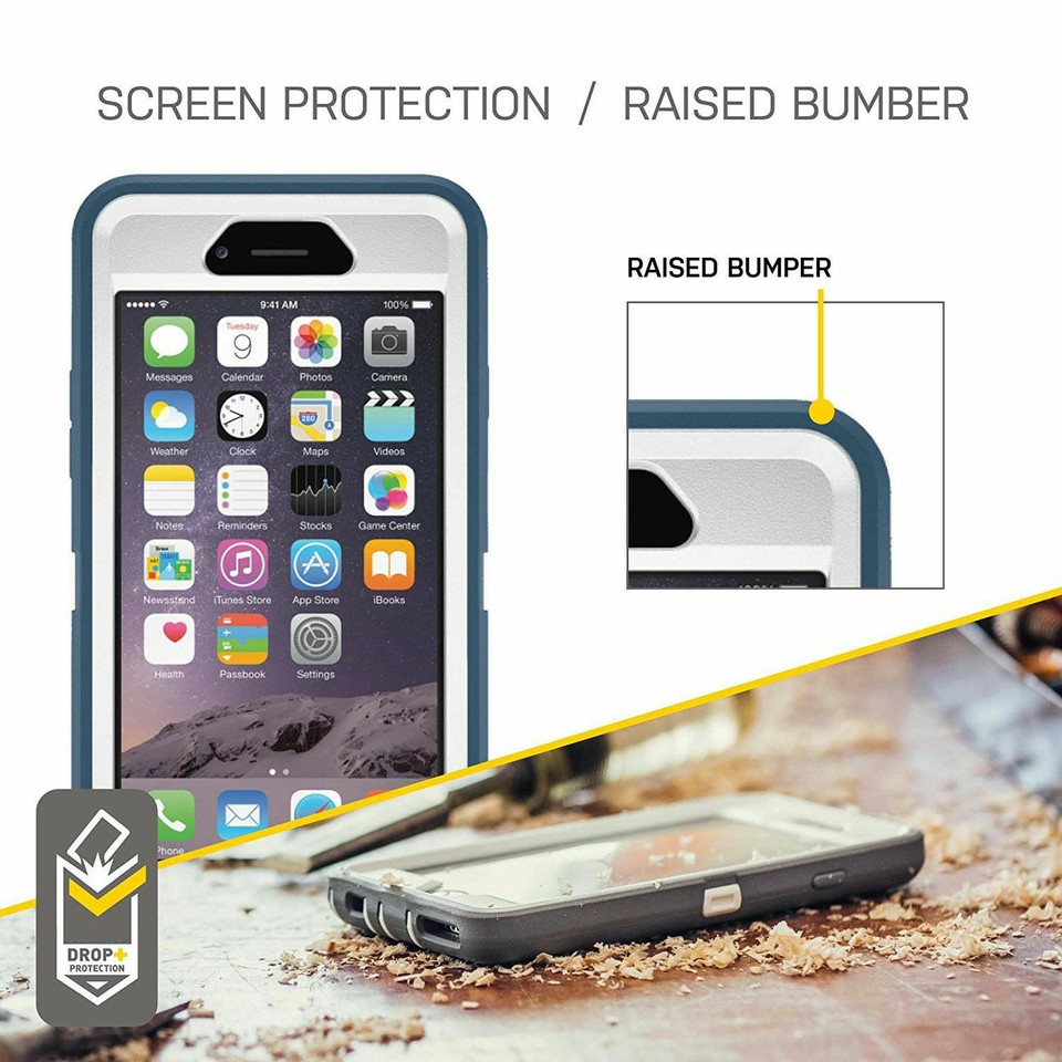 For Apple iPhone 7 / 8 Plus Case Screen Protector Series Fits Defender ...