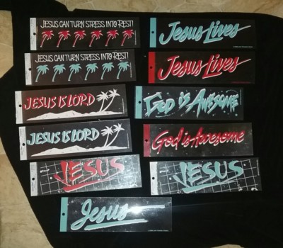TRANSPARENT BUMPER STICKERS- 3"x9-1/2" -Harbor House- $7.77 ~Only ONE ...