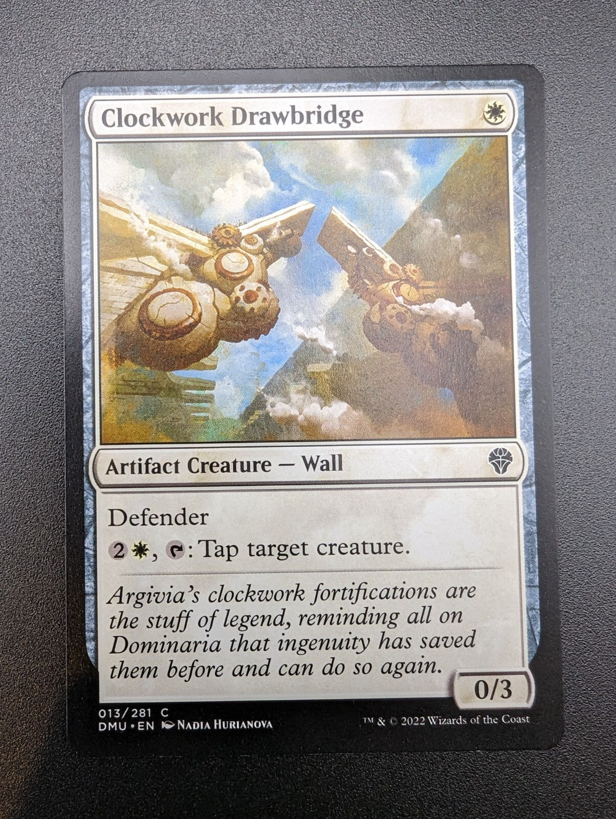 Magic the Gathering CLOCKWORK DRAWBRIDGE Dominaria United #13 | eBay