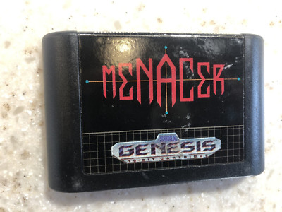 MENACER 6 GAME CARTRIDGE ORIGINAL SEGA GENESIS GAME CARTRIDGE ONLY NES ...