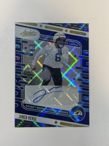 2024 Panini Absolute Rookie Jared Verse Autograph Blue Diamond /50 #119 ...