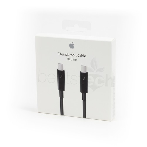 NEW-IN-BOX APPLE THUNDERBOLT 2 CABLE - Black, 0.5M, 1.6ft - MF640LL/A ...