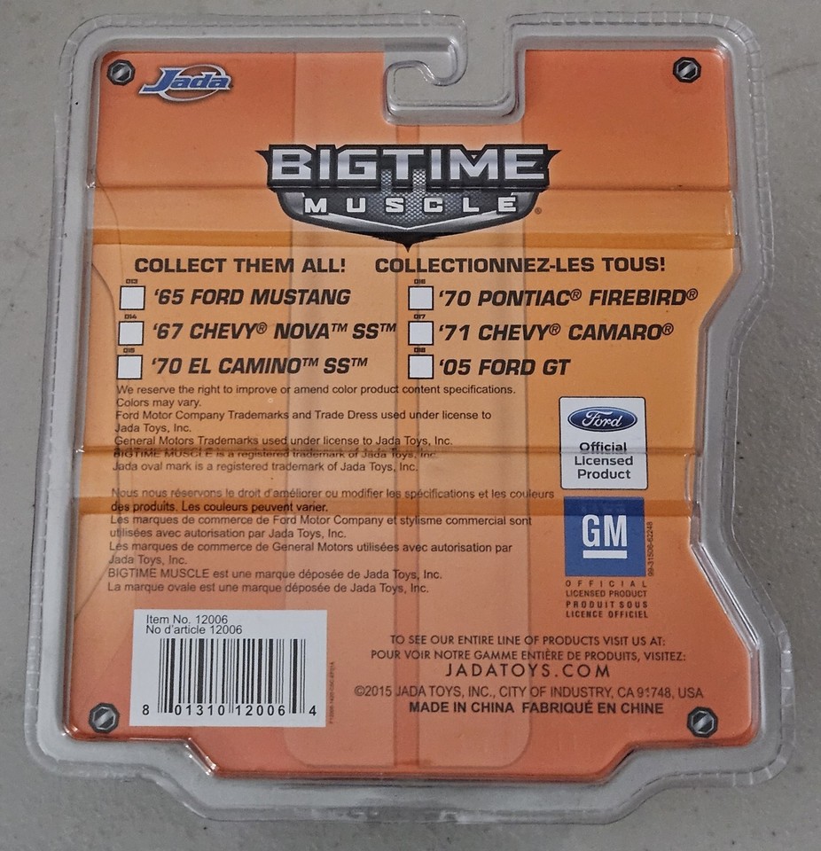 Jada 1:64 Badge Big Time Muscle 1970 El Camino SS | eBay