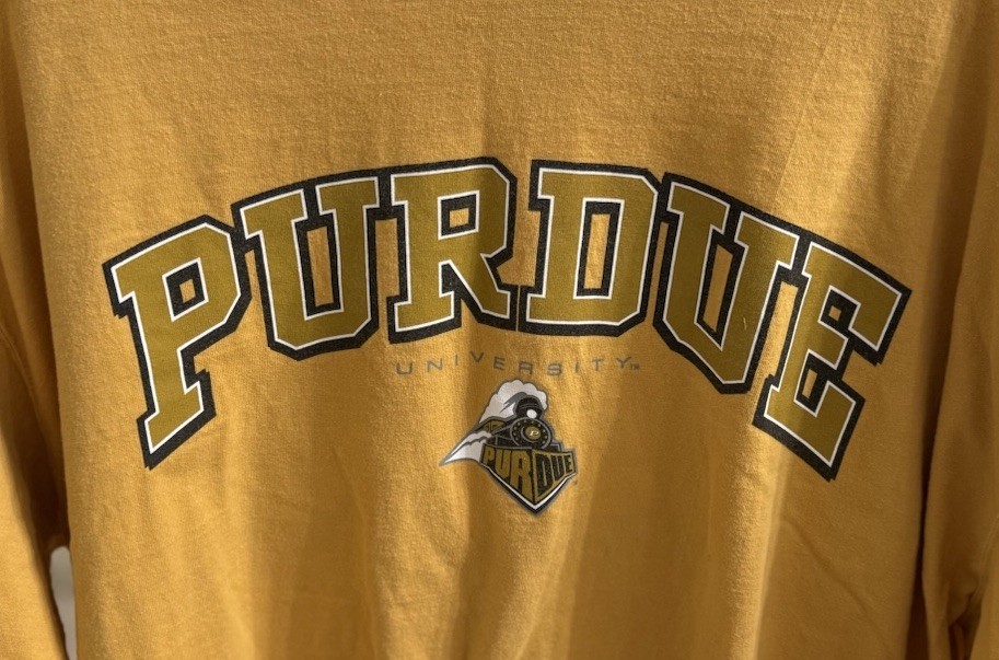 Purdue University VTG Jansport Yellow Long Sleeve T Shirt XL ...