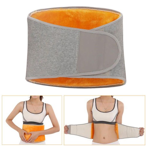 Thicken Plush Waist Lumbar Support Belt Warm Stomach Body Wrap Kidney ...
