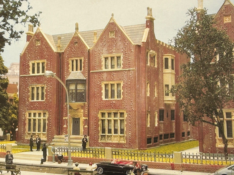 CITY HALL / MUNICIPAL BUILDING - ORNATE STONEWORK HO Scale PLASTIC KIT ...
