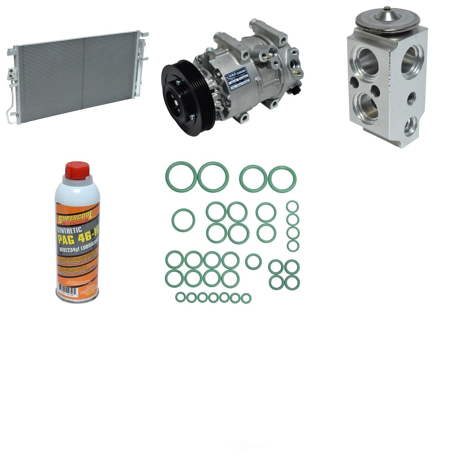 A/C Compressor Kit-Compressor-condenser Replacement Kit fits 2017 Sportage 2.4L for sale online ...