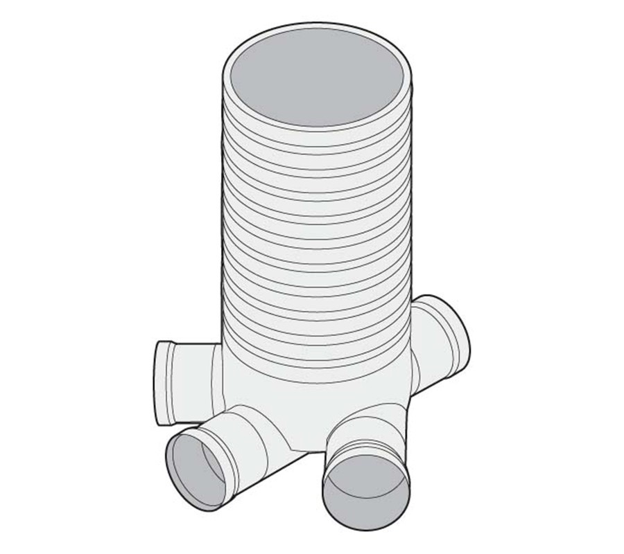 Marley Underground Drain 110mm 250mm Shallow Inspection Chamber UCC7 ...