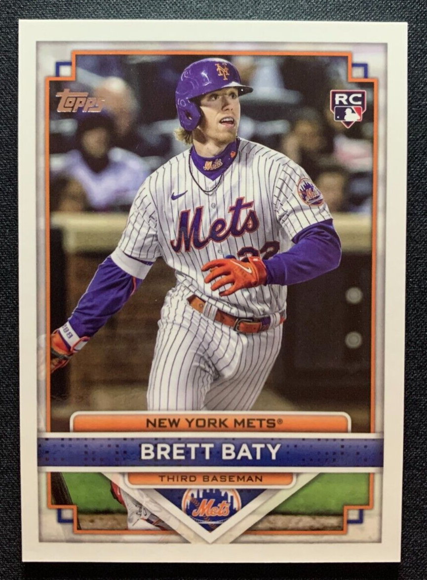 2023 Topps Flagship Collection #88 Brett Baty RC Mets | eBay