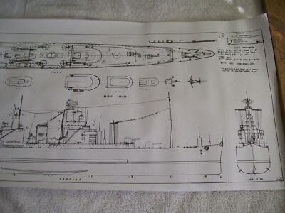 USS NORTHAMPTON boat model boat plans | eBay