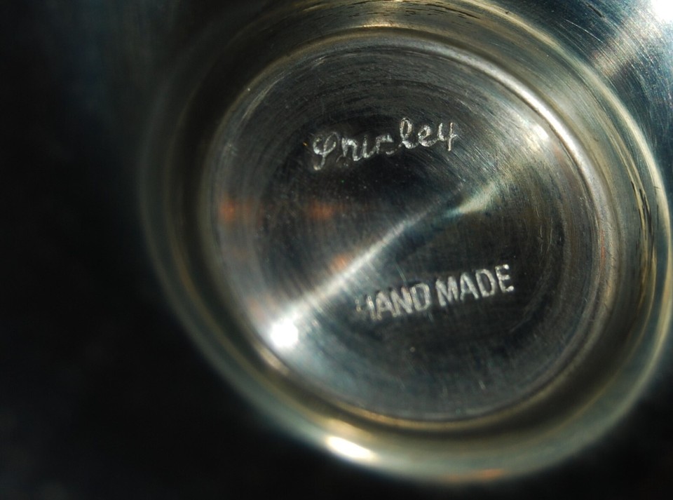 Shirley Hand Made Pewter Candlestick 6" diameter base | eBay