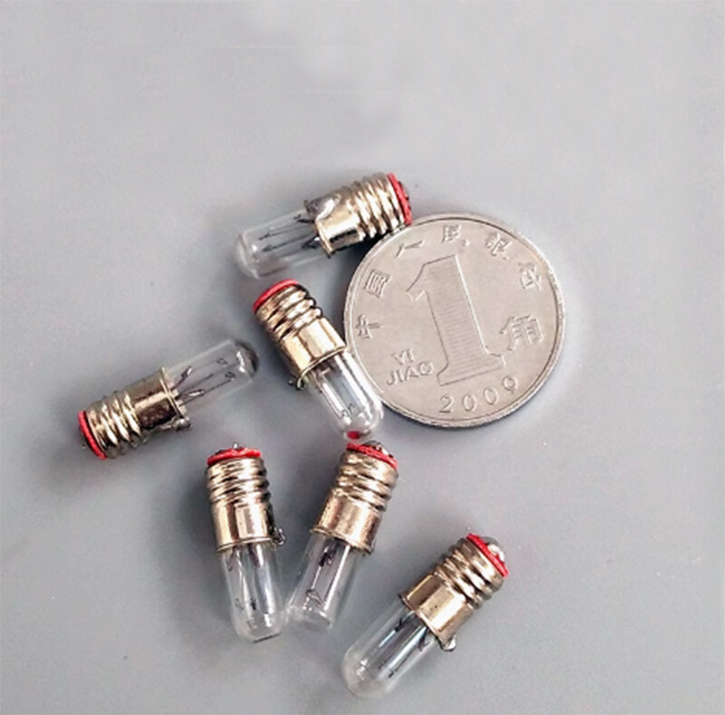 E5 Screw Miniature Small Signal Light Bulb Indicator Lamp 1.5V 2.5V 12V ...