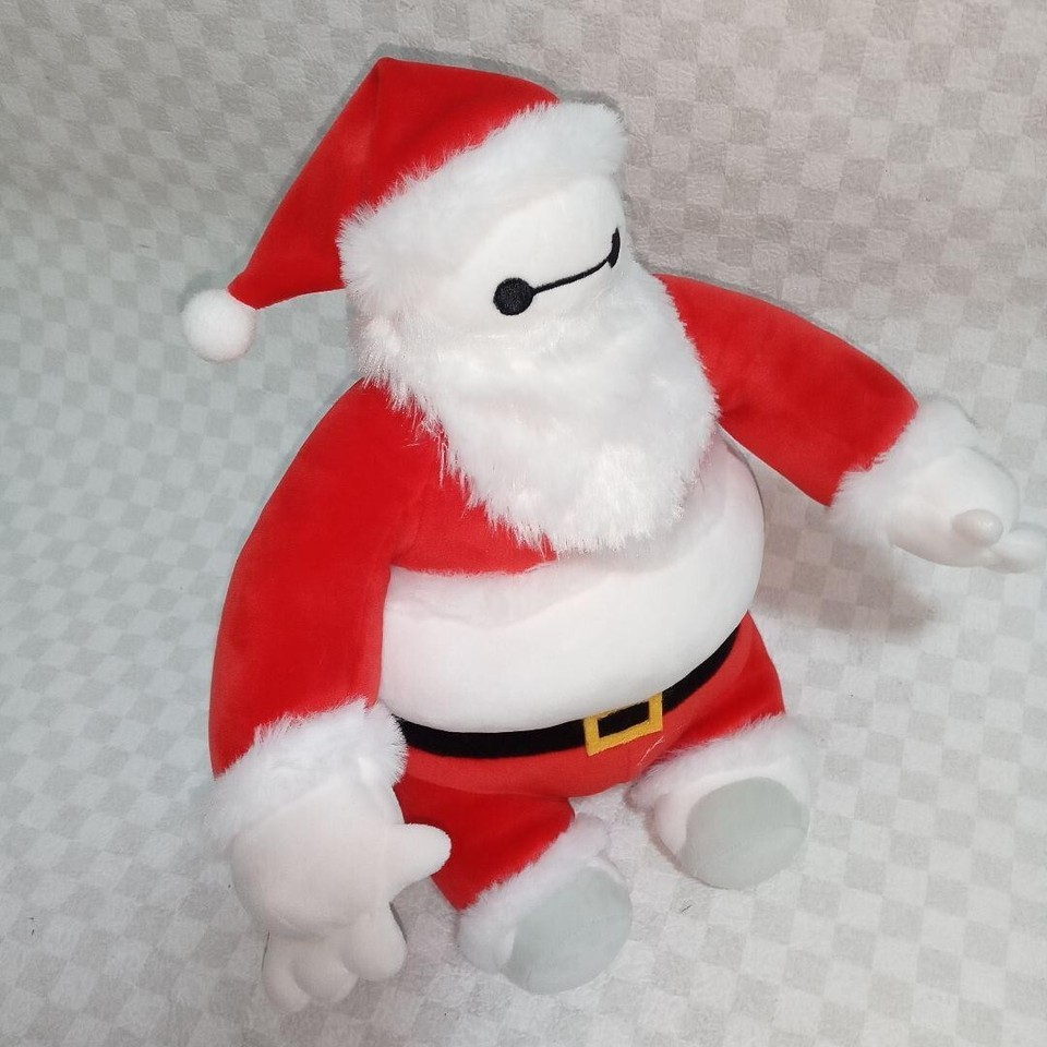 Baymax Big Hero Santa Claus Big Plush Toy Stuffed Doll Disney FuRyu ...