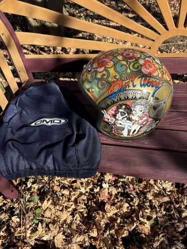 DMD Brand Motorcycle Helmet with Retro Paint Theme | eBay