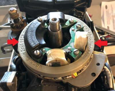 Johnson Evinrude Locator Ring 2 Cyl. Stator Air Gap 334994 553-4994 ...