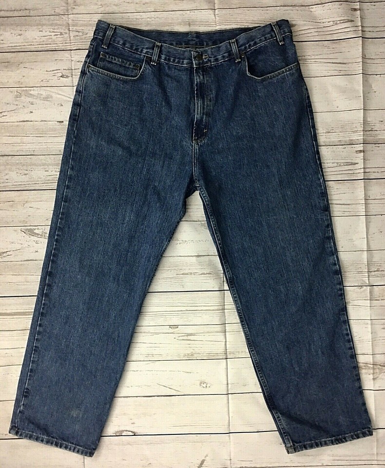 Kirkland Signature Men's 42X30 Jeans Regular Medium Wash Denim 100% ...