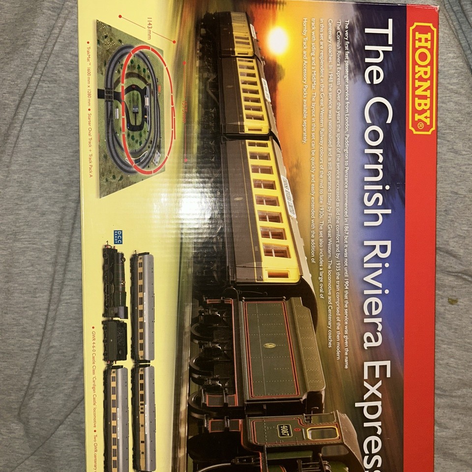 Hornby R1102 Cornish Riviera Express Train Set OO Gauge opened and ...