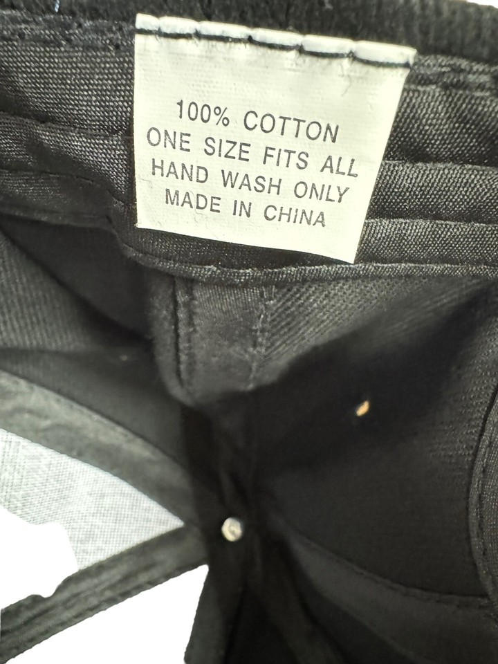 Cornwell Quality Tools Hat Cap Black Embroidered Logo Strap Back Cotton ...