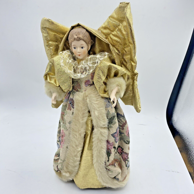 Victorian Tree Topper With Angel Hair