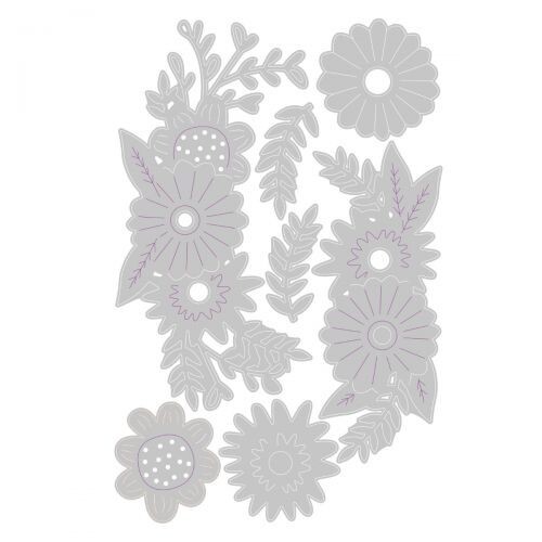 Sizzix "Floral Contours" by Olivia Rose Flowers Thinlits Dies- 665819 MSRP $16 | eBay