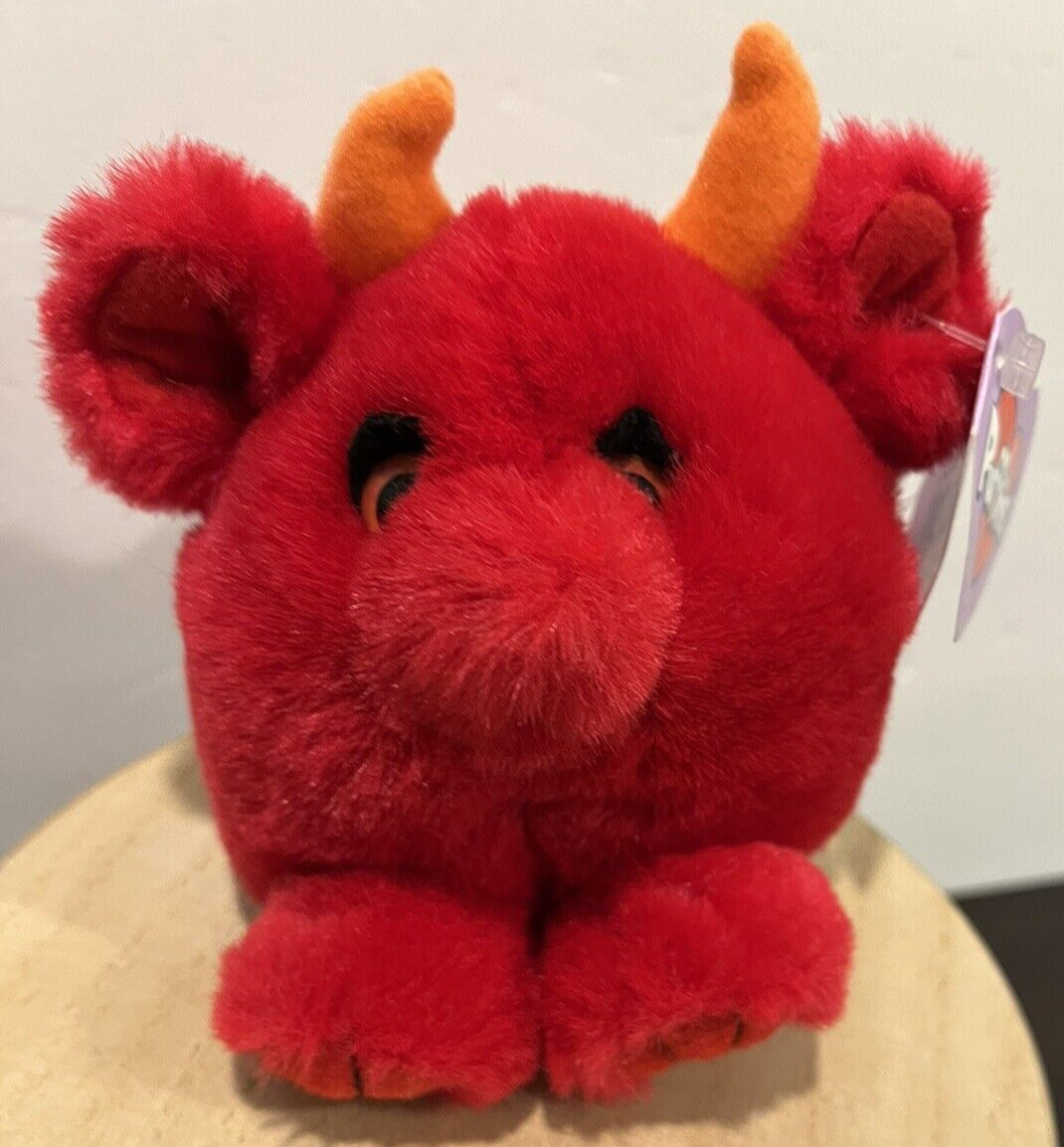 Puffkins 1997 Red Devil Plush Horns Tail Halloween Limited Edition new ...