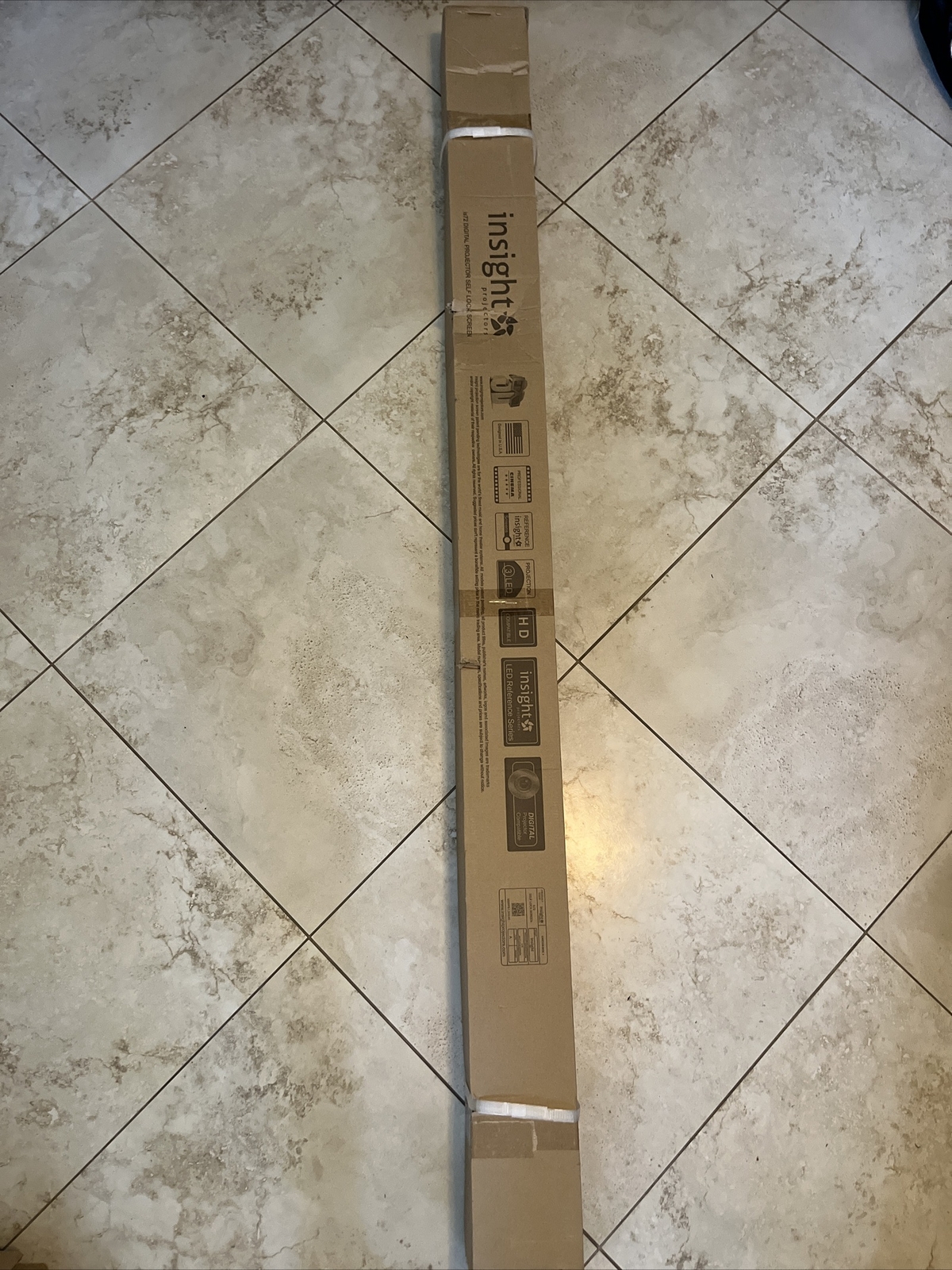 Insight is72 digital projector | Motorized self Lock Screen