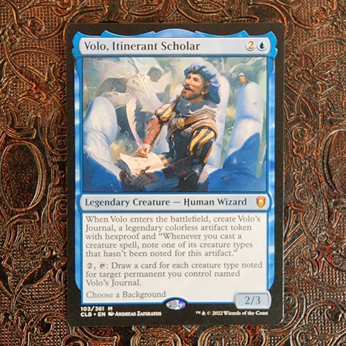 MTG | Volo, Itinerant Scholar (103/391) | Baldur's Gate | Regular ...
