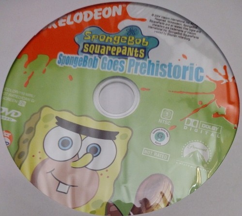 Spongebob Squarepants - Spongebob Goes Prehistoric (DVD disc only, 2004 ...