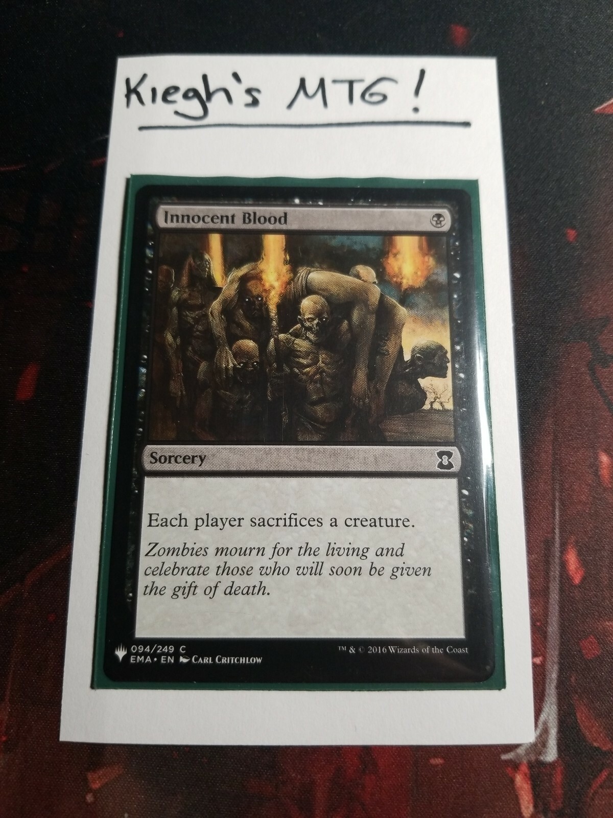 Mtg Innocent Blood *Mystery Booster* | eBay