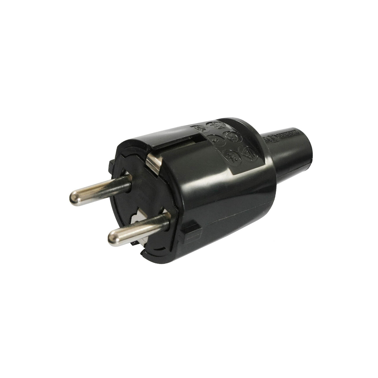 Hochwertige Schukostecker Stromstecker IP 20 PVC Schuko Netzstecker ...