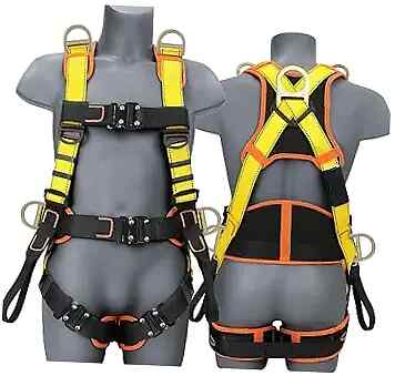 Safety Harness Fall Protection Upgrade 4 Quick Buckles Construction ...