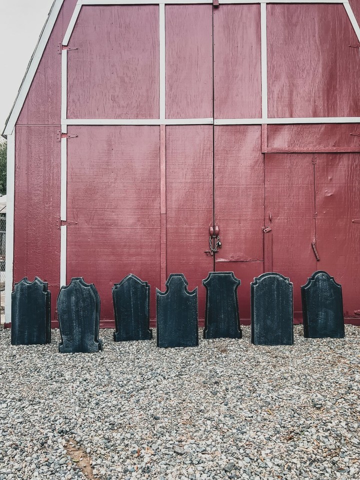 G- Faux Finished Blank Realistic Tombstone Gravestone DIY Paint, Carve ...