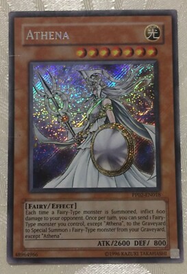 Athena - PP02-EN018 - Secret Rare Played Yugioh | eBay