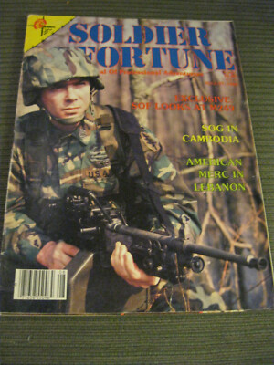 Soldier of Fortune magazine August 1982 Cambodia Lebanon M249 machine ...