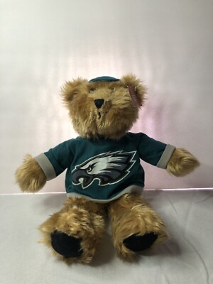 Philadelphia Eagles NFL TEDDY BEAR FOOTBALL JERSEY 9" Plush STUFFED ...